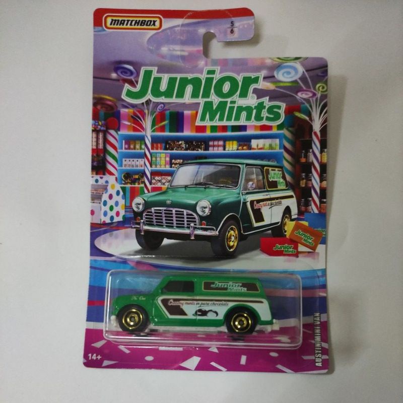 Matchbox Austin Mini Van Junior Mints MBX Candy Series Minivan | Shopee ...