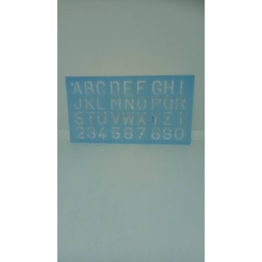 Alphabet Stencil Plate 720 | Shopee Malaysia