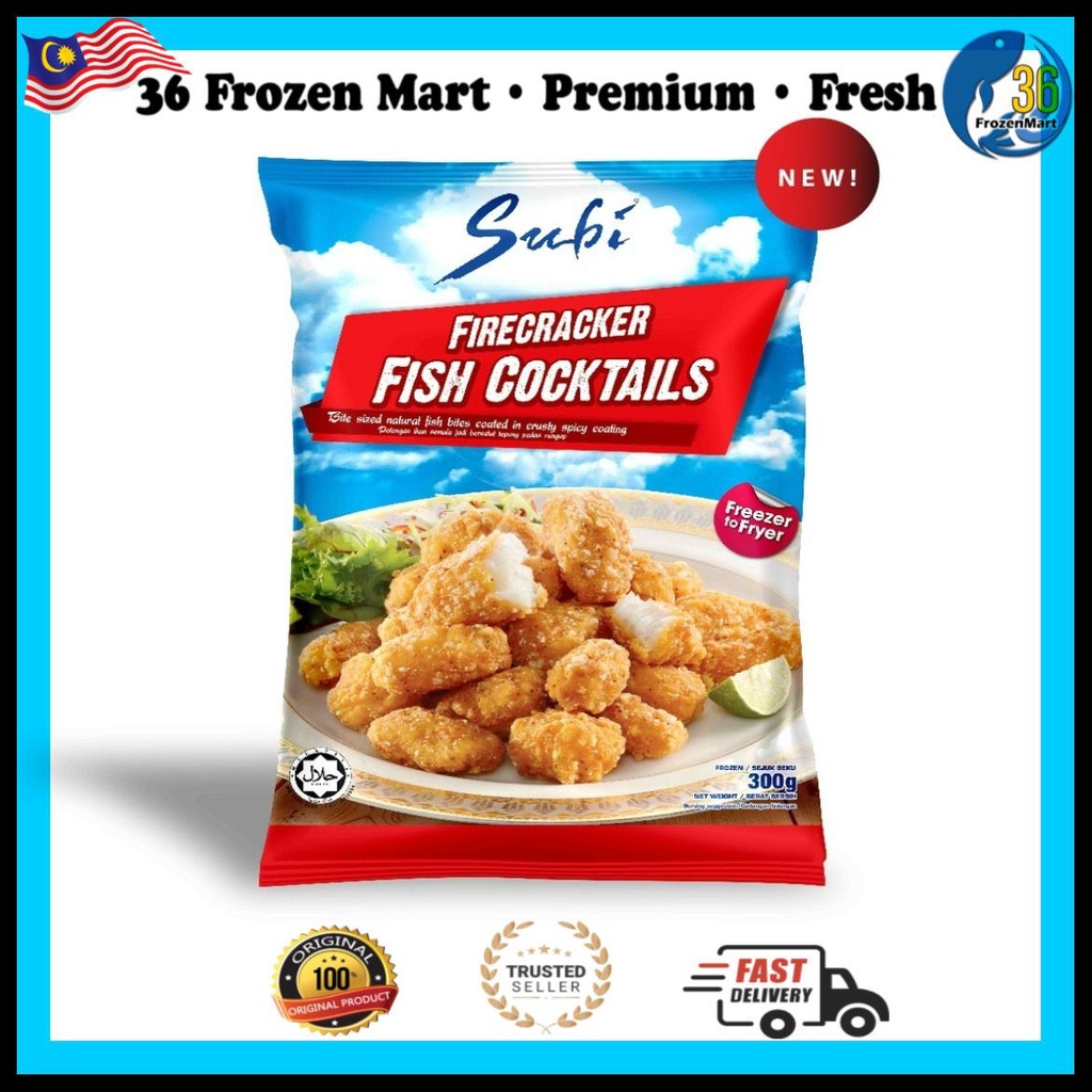Halal Pacific West Firecracker Fish Cocktails Fillets Seafood Frozen ...