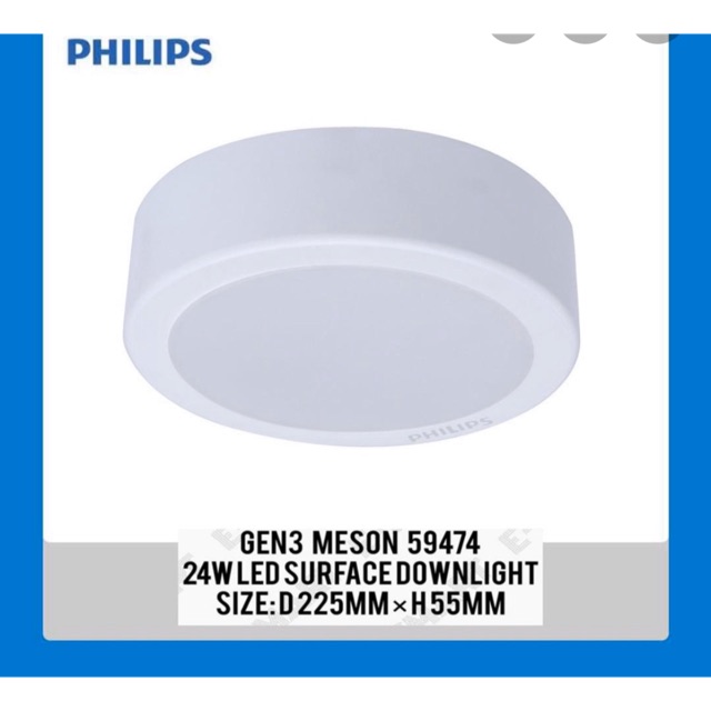 Philips 59474 24W Meson Surface downlight | Shopee Malaysia