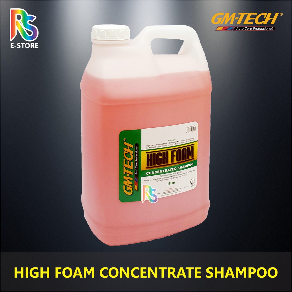 GM TECH High Foam Concentrate Shampoo / Snow Wash Shampoo (Best Choice ...