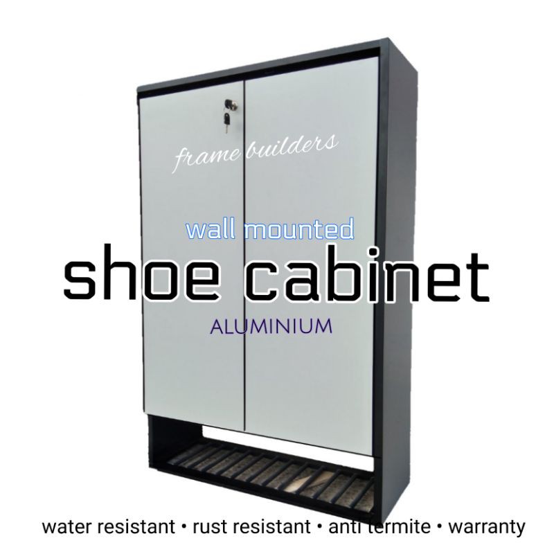 Shoe Cabinet With Lock/Aluminum Shoe Cabinet/Wall Mount Shoe Cabinet ...