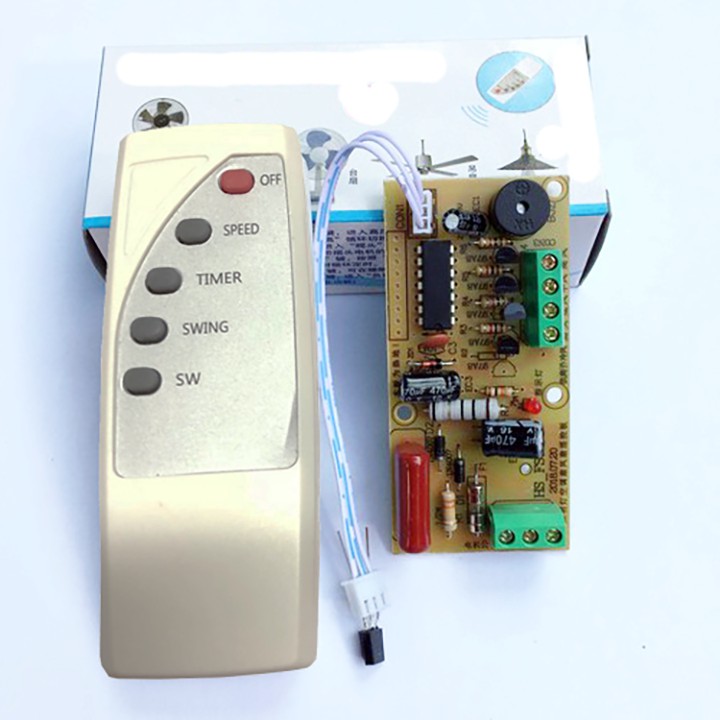 Remote control circuit board set for mechanical fans and air ...