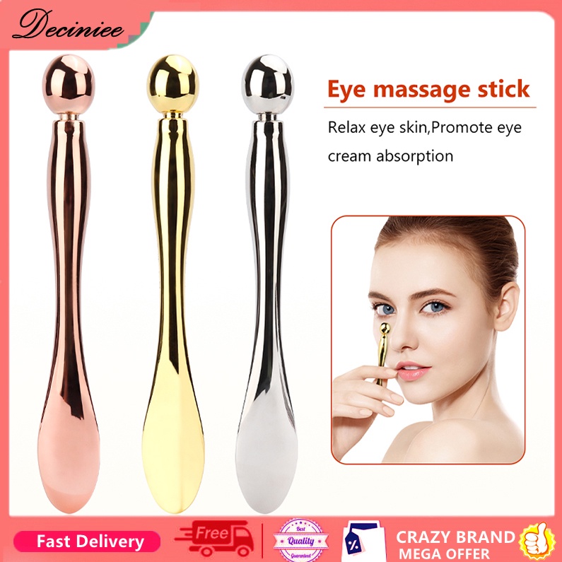 Eye Cream Mixing Spatula Scoop Gold Alloy Metal Cosmetic Spatulas ...
