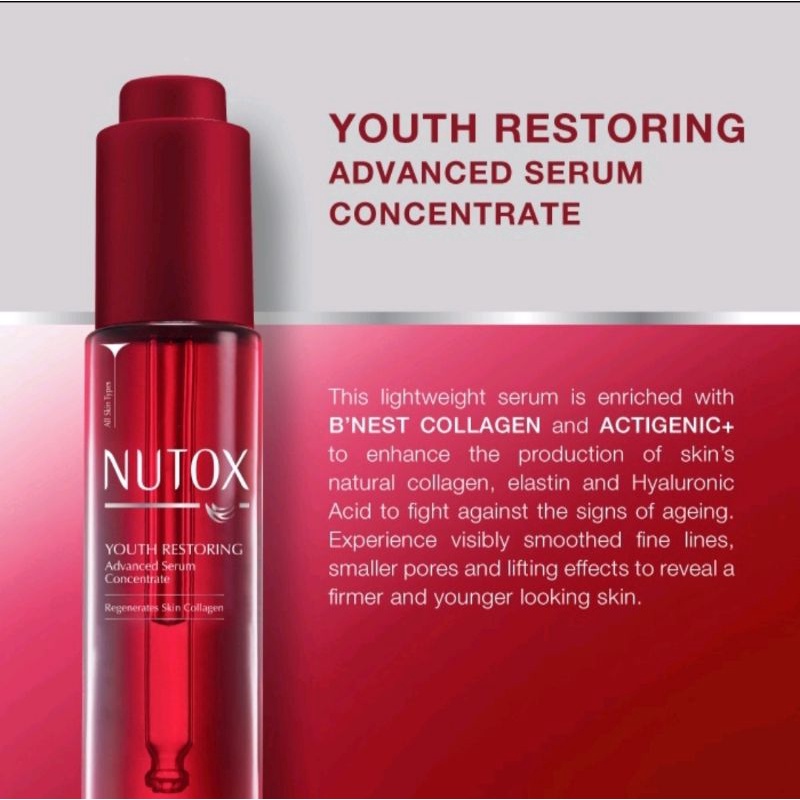 Nutox Youth Restoring Advanced Serum Concentrate (30ml) | Shopee Malaysia