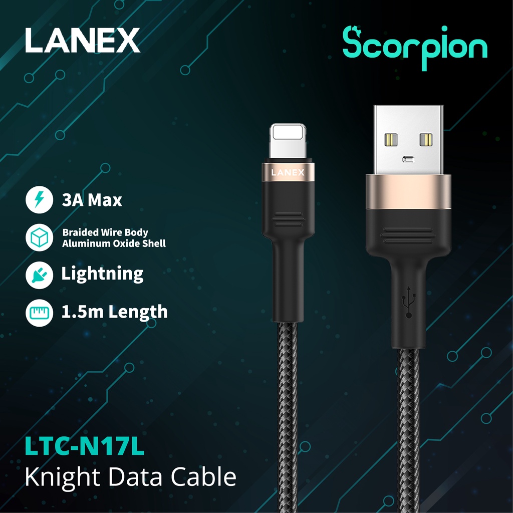 Lanex LTC-N17L Knight Data Cable | Shopee Malaysia