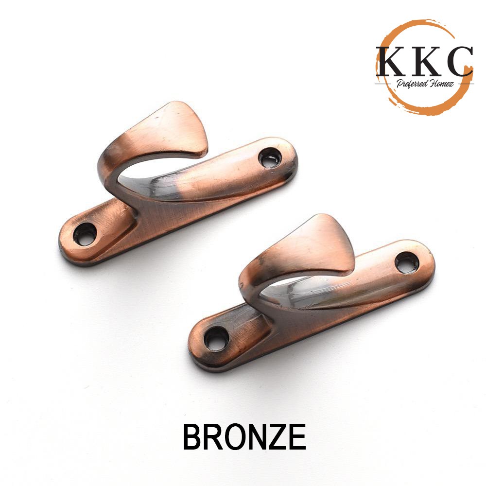 KKC 1 pair Minimalist Premium Curtain Side Hooks TieBack Hook Holdbacks ...