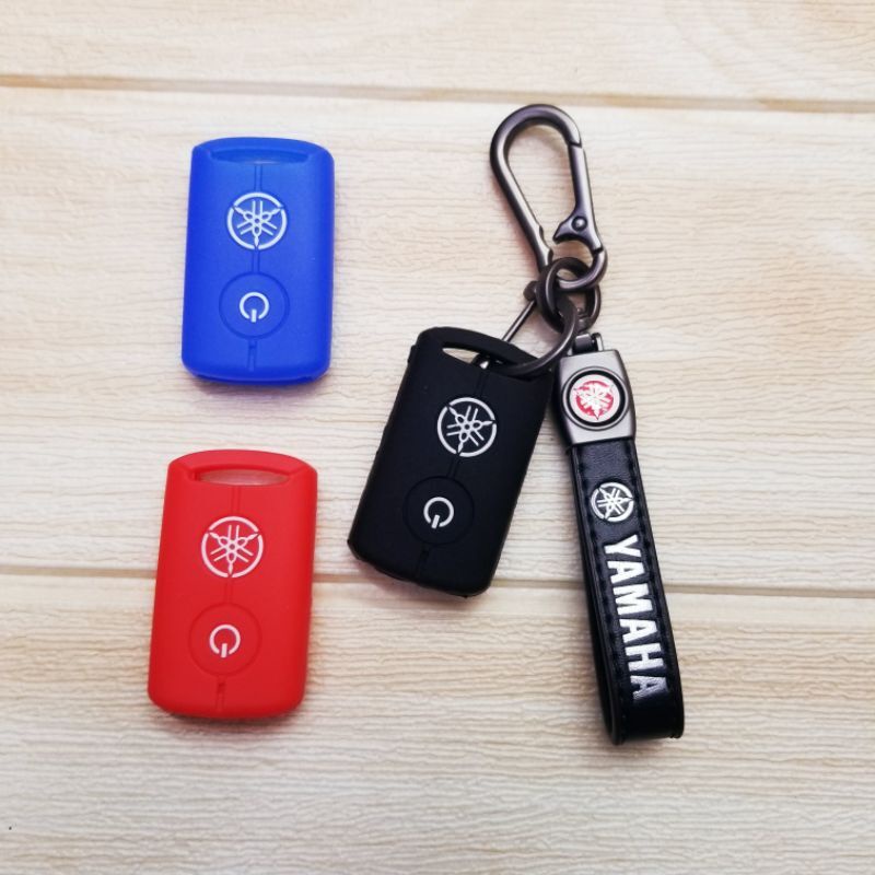 Yamaha Nmax Xmax NVX Mio Aerox S silicone keyless key cover Remote Key ...