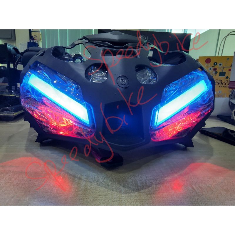 PROTAPER Y16ZR Y16 FRONT HEAD LAMP + MATA GABEN PILOT LAMPU DEPAN ...