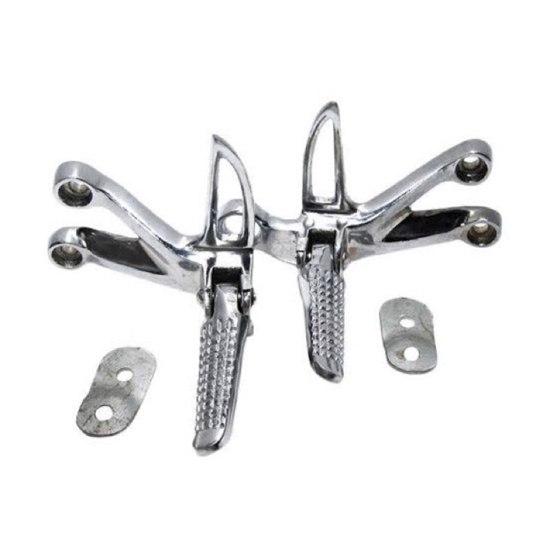 Footstep SATRIA FU F150 CHROME SILVER Rear FOOT STEP POSTEP Footrest ...