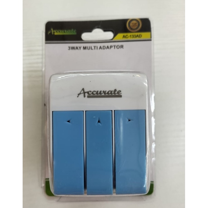 UNIVERSAL 3 WAY ADAPTOR WITH 3 SWITCHES- AC-133AD | Shopee Malaysia