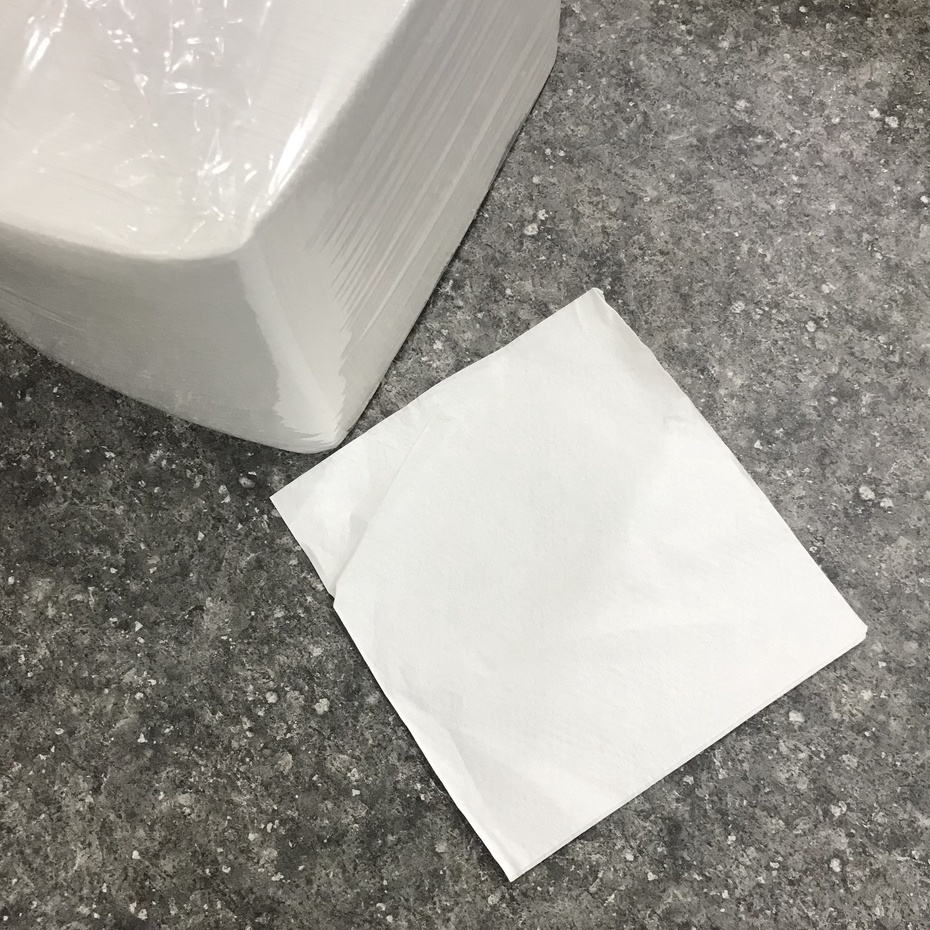 Napkin Paper Serviette 1Ply (White) | Shopee Malaysia