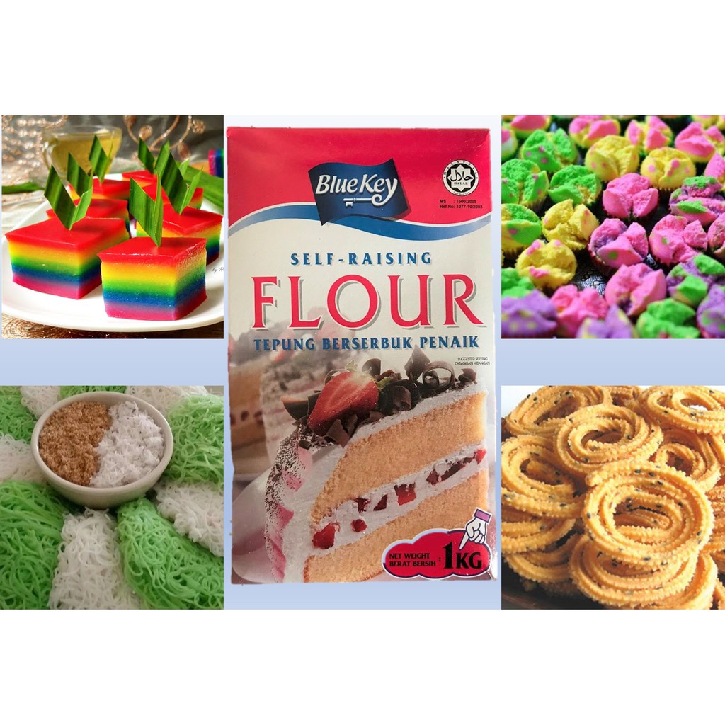 Tepung Blue Key Self-Raising 1kg | Shopee Malaysia