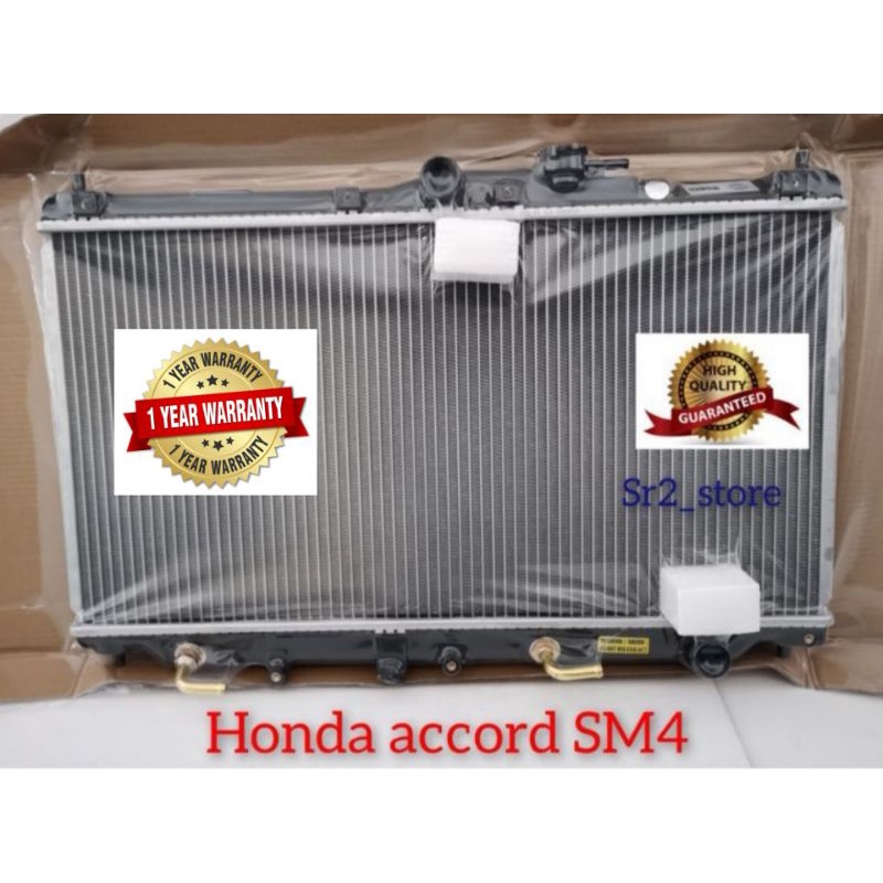 Honda accord SM4 radiator tangki air AT Double layer tebal 26mm ...