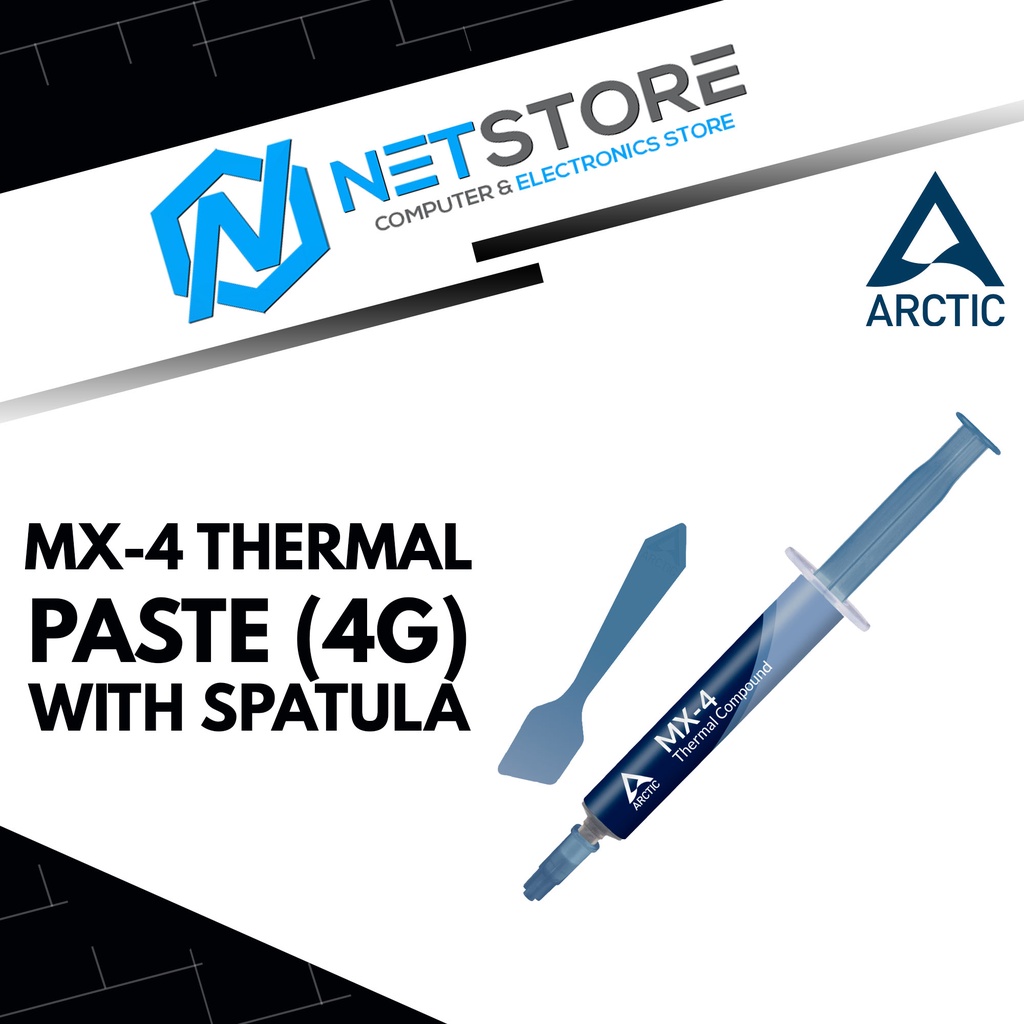 ARCTIC MX-4 THERMAL PASTE (4G) WITH SPATULA - ACTCP00031B | Shopee Malaysia