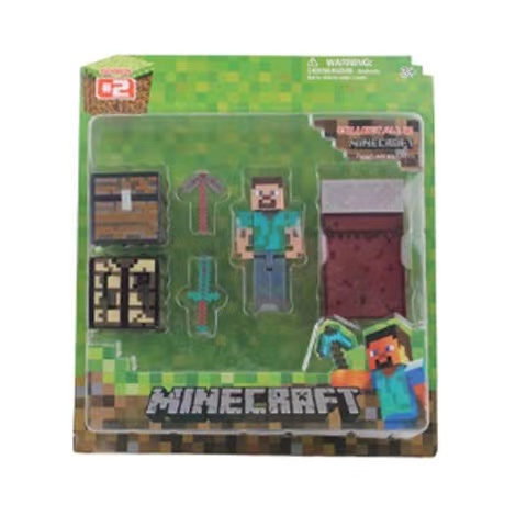 Minecraft Figure Miniatur Block Brick Build Roblox Survival Game ...