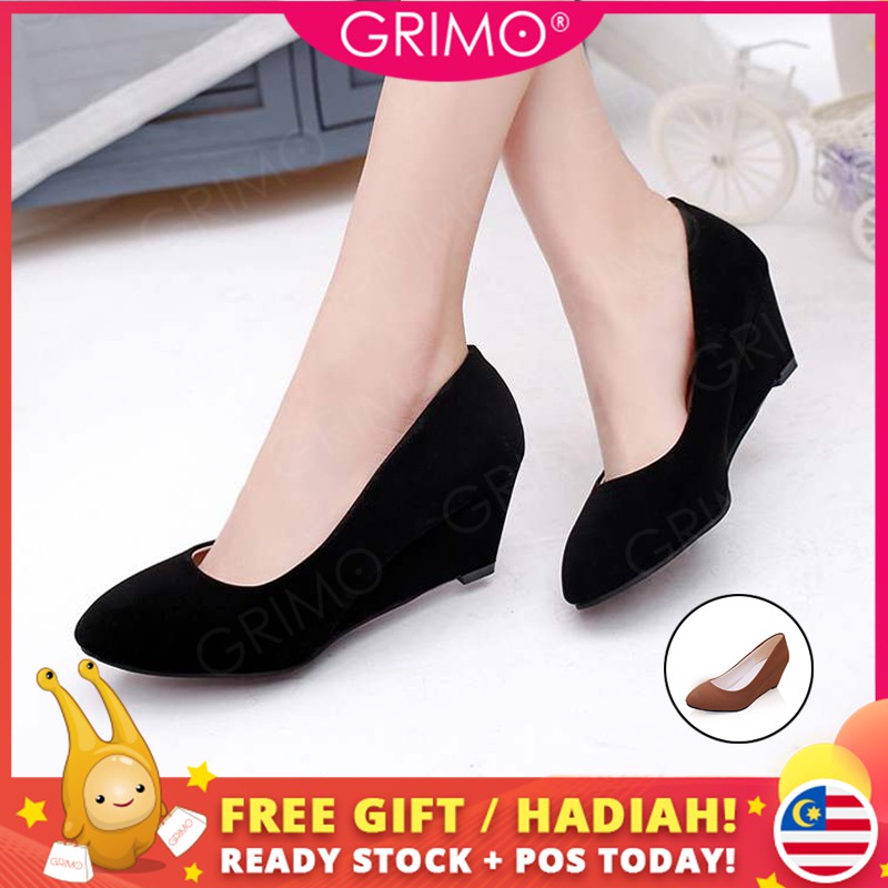 READY STOCK💝GRIMO Yono Cover Highheel Sandal Kasut Tinggi Slipper Shoe ...