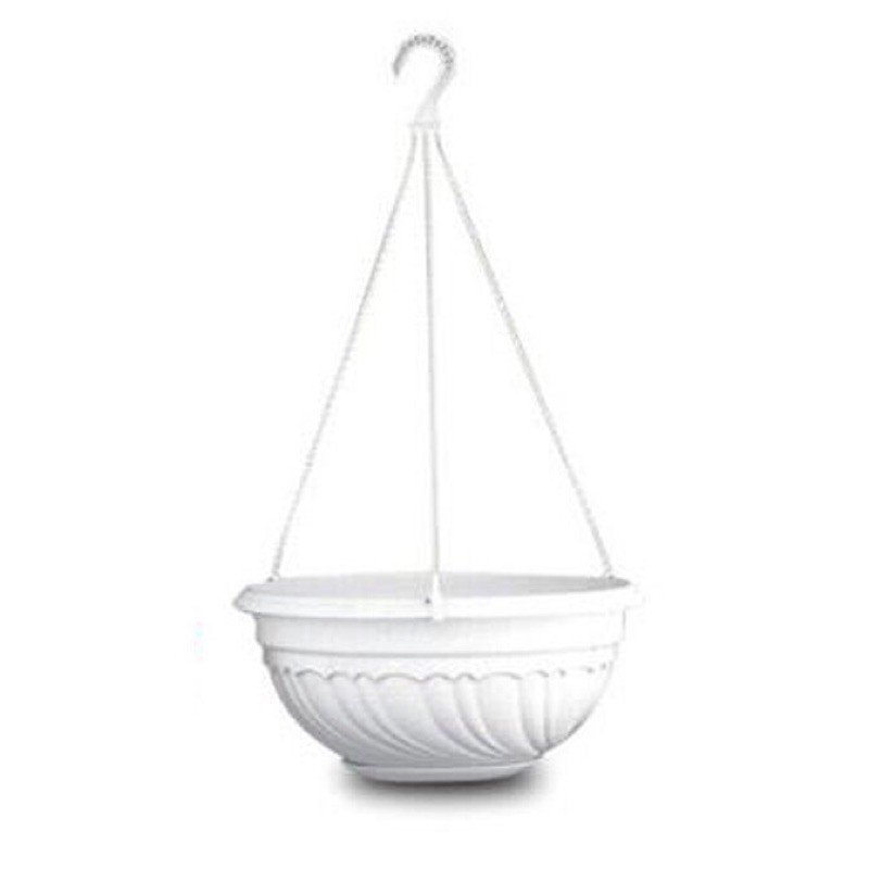 BABA PLASTIC HANGING FLOWER POT BI-HP-262 -B HANGER + SAUCER PASU BUNGA ...