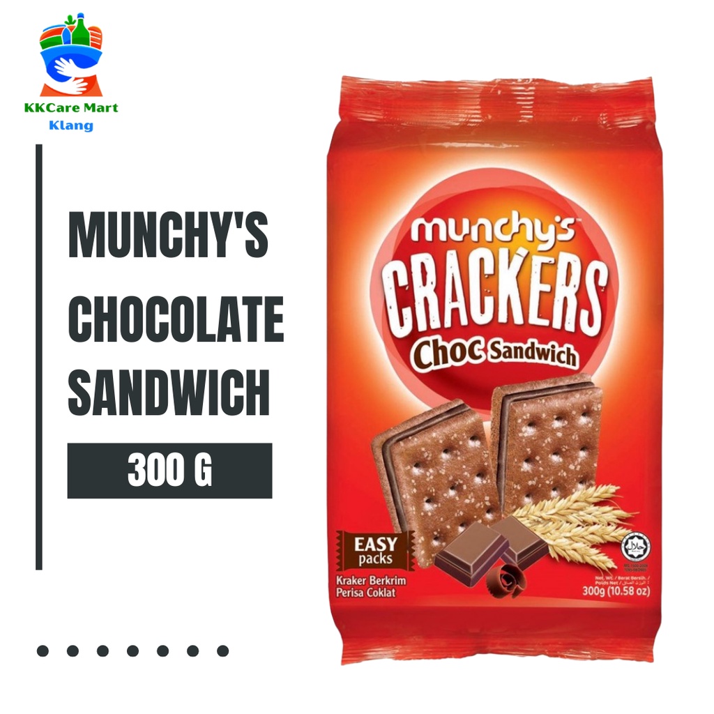 Munchy's Crackers Sandwich - Chocolate Flavoured Cream ( 300g ...