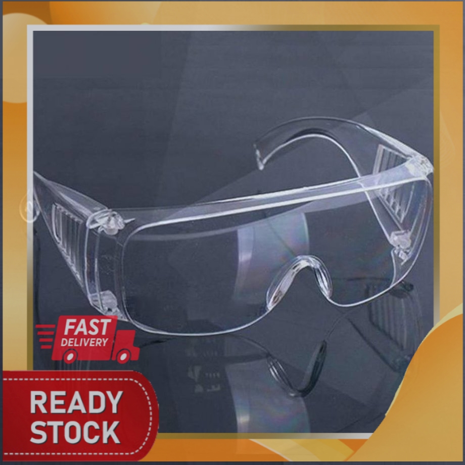 Safety Glasses Lab Eye Protection Medical Protective Eyewear Clear Lens ...