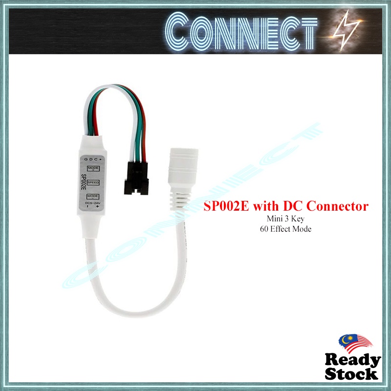 WS2812B LED Strip Light Controller SP107E SP601E SP611E SP002E SP110E ...