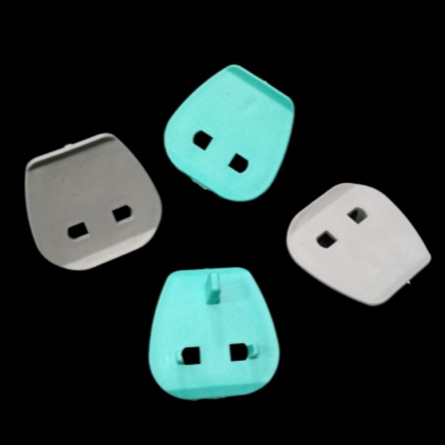 4pcs PVC Socket Key Plug Easy For 2 Pin Plug To Connect 13A 3 Pin ...