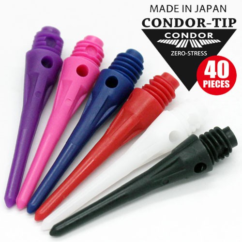 CONDOR TIPS (40pcs) - CONDOR Darts Soft Tips | Shopee Malaysia