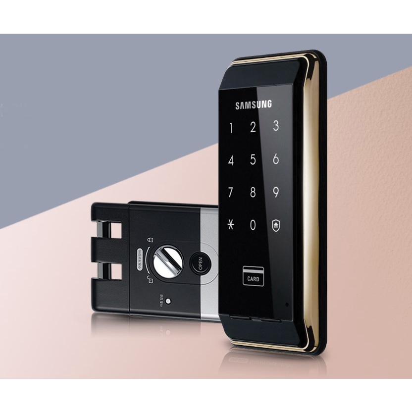 Samsung digital lock SHS-D530 / Hook lock / Keyless lock / Drop bolt ...