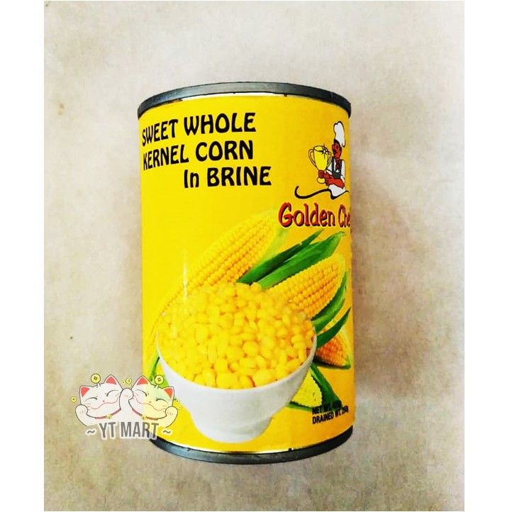 Golden Chef Sweet Whole Kernel Corn In Brine 400gm | Shopee Malaysia
