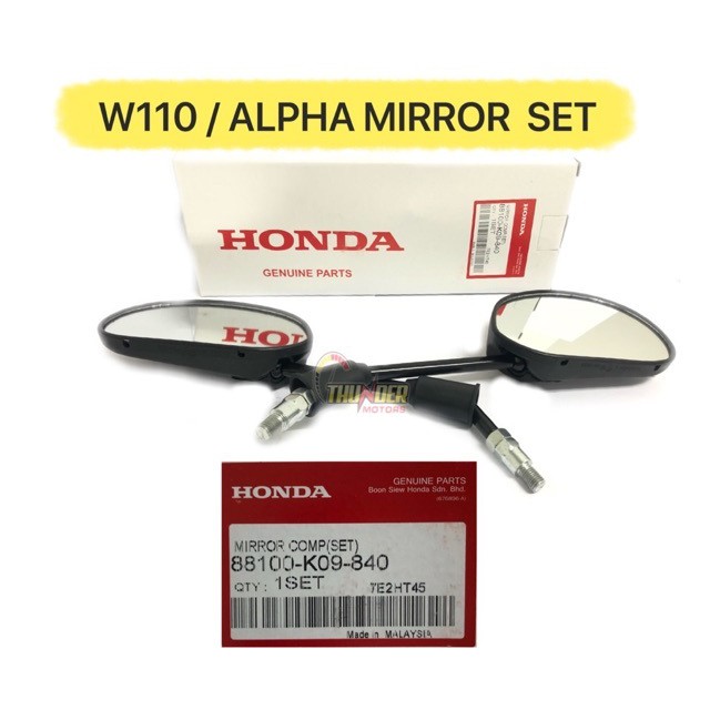 SIDE MIRROR MOTOR ALPHA/WAVE110/FUTURE/DREAM 110 BOON SIEW HONDA ...