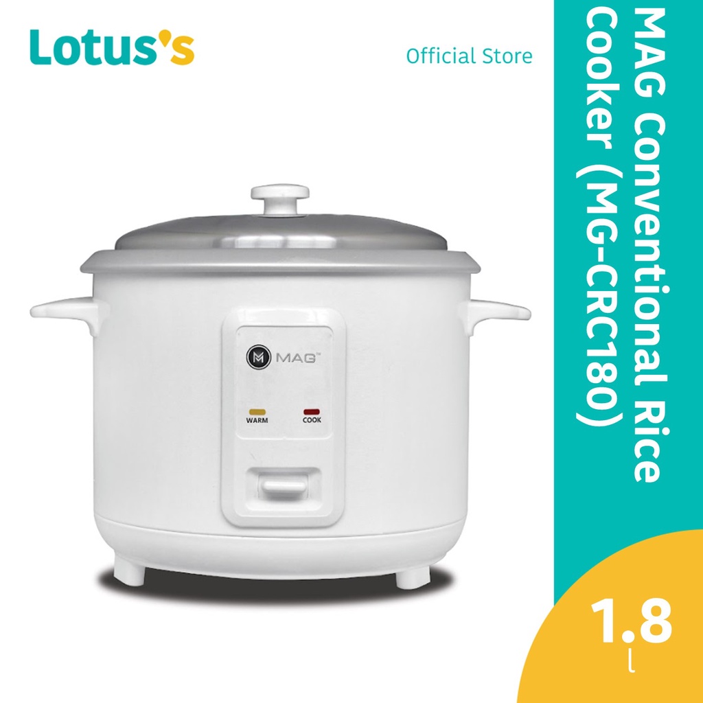 MAG Conventional Rice Cooker (1.8L) MG-CRC180 | Shopee Malaysia