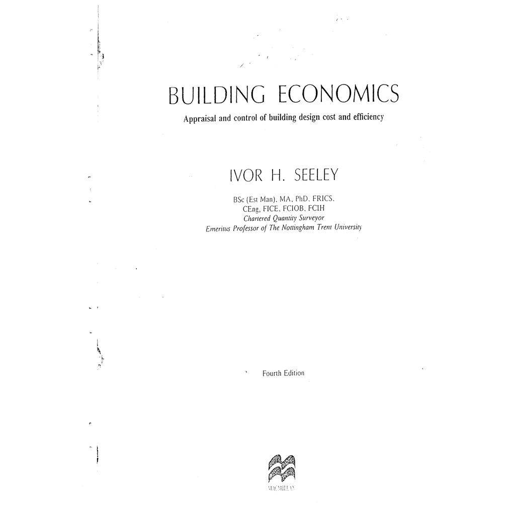 [USED BOOK STORE]BUILDING ECONOMICS-4 Edition | Shopee Malaysia