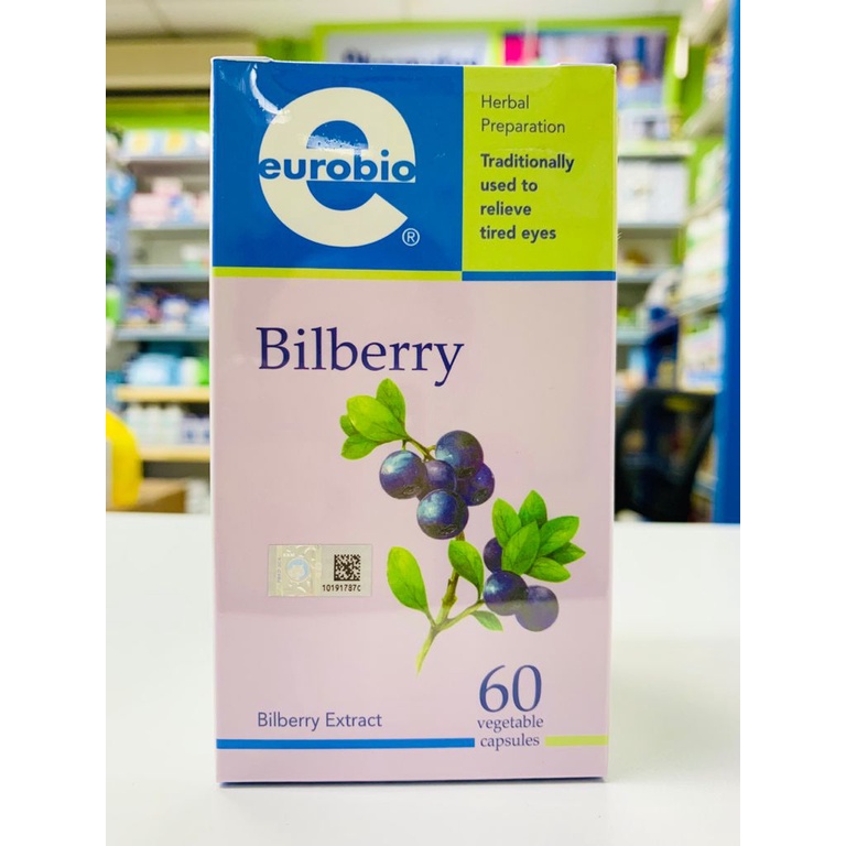Eurobio Billbery Extract 60 veg capsules | Shopee Malaysia