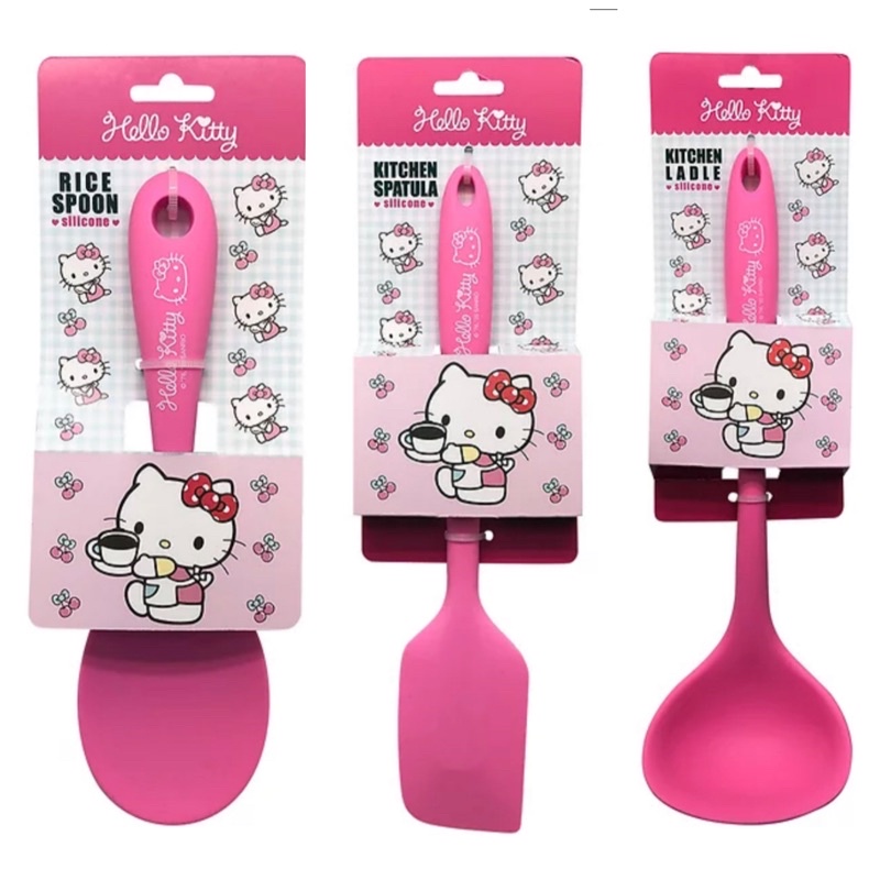 Hello Kitty Silicone Kitchen Utensils | Shopee Malaysia