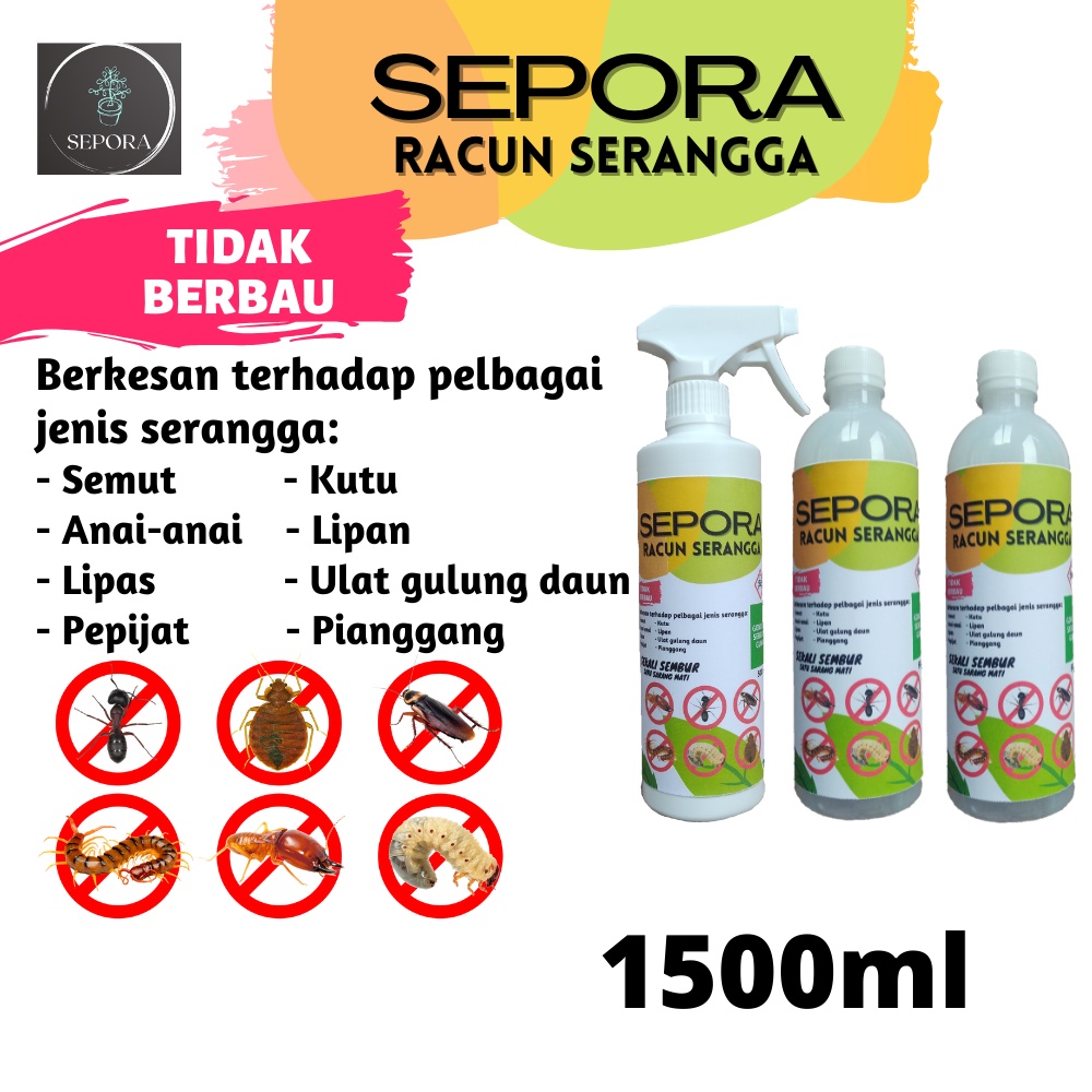 Sepora racun serangga (Insect repellent) anai-anai semut lipas kutu ...