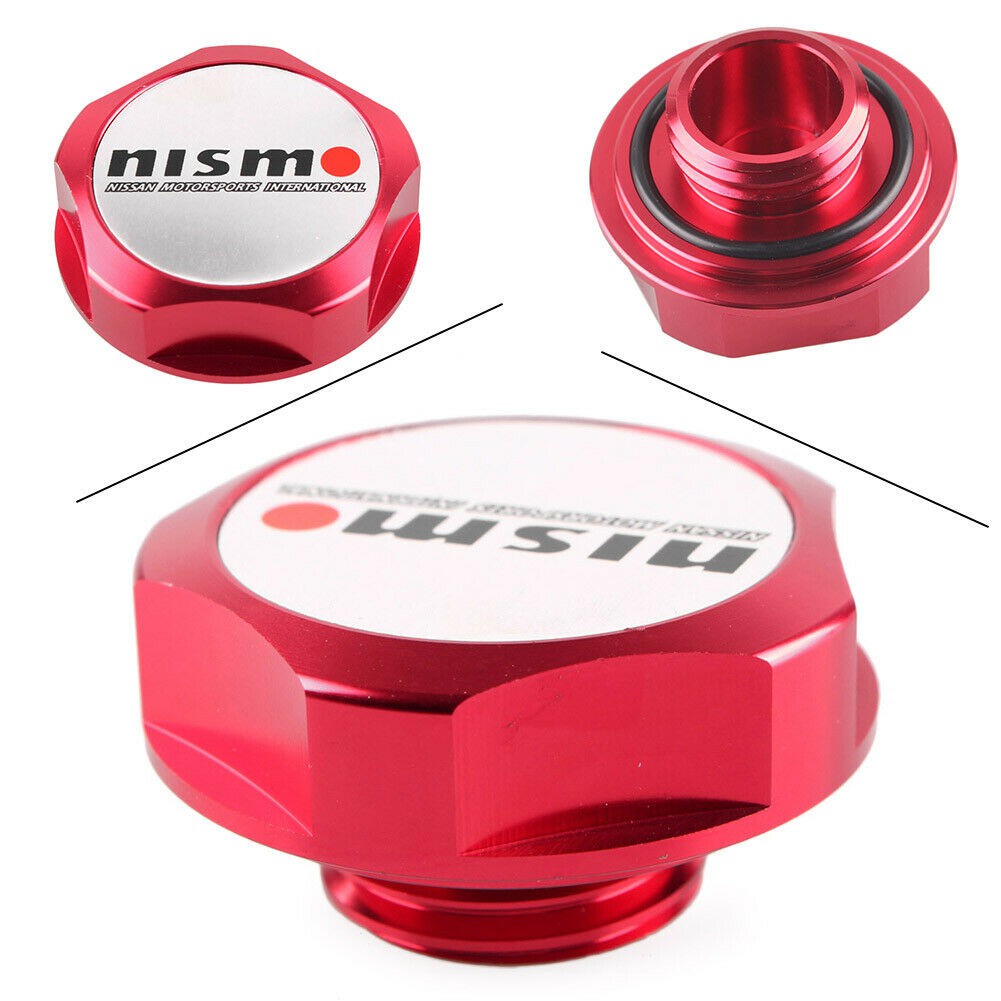 Nissan nismo Billet Screw-on Aluminum Engine Oil Filler Cap / PENUTUP ...