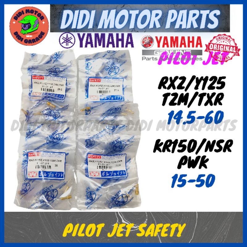 DIDI MOTORPARTS Safety Pilot Jet Rxz / Y125 / Tzm / Txr / Kr150 / NSR ...