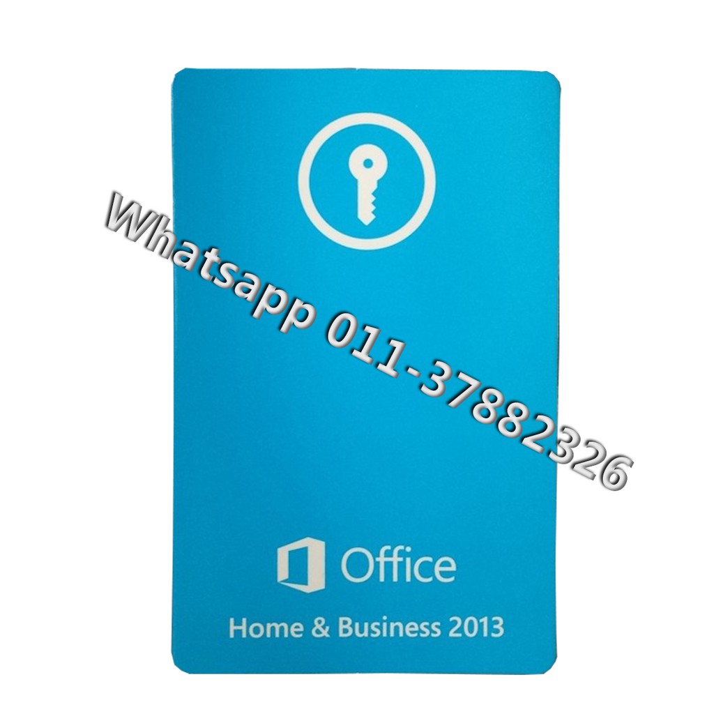 Microsoft office home and business 2013 License key card only | Shopee ...