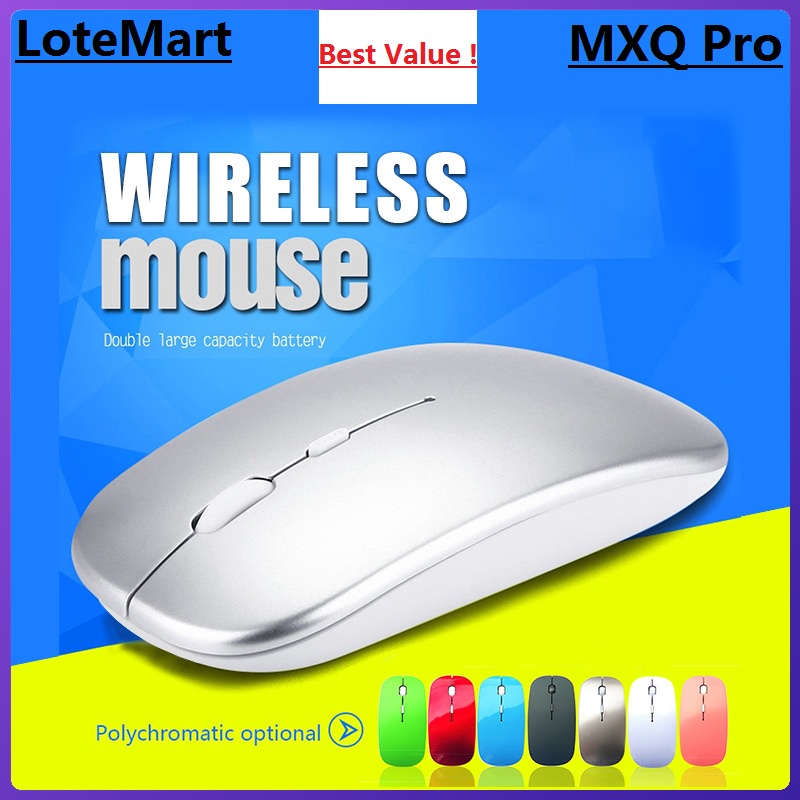[ReadyStock] MXQ NOC Quality - Wireless Mouse 2.4GHz USB 2.0 Wireless ...