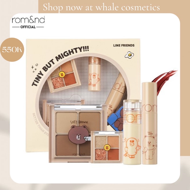 [LINE Friends I romand] Super Beautiful Makeup Set romand LINE FRIENDS ...