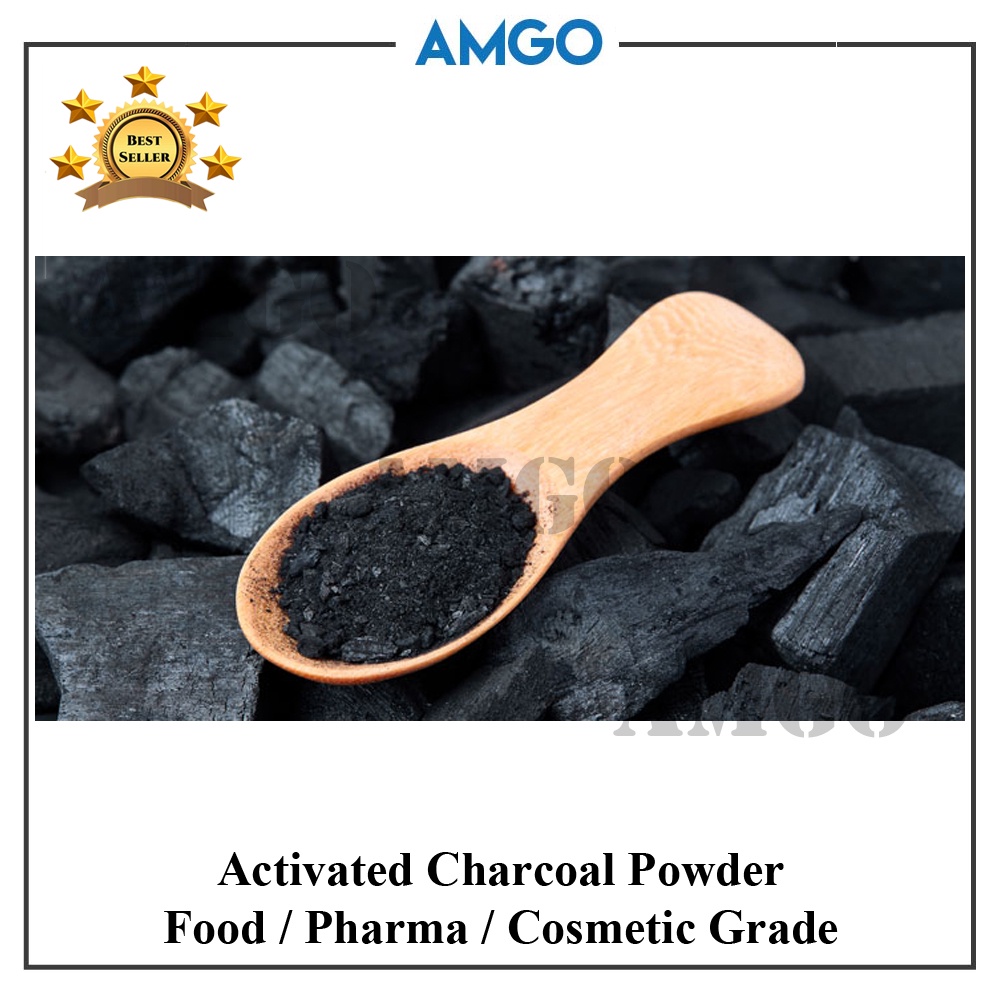 AMGO Activated Charcoal Powder / Activated Carbon Powder [Made from ...