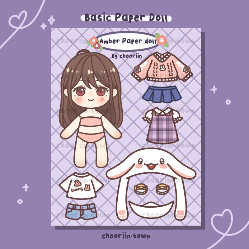 Female Basic Paper Doll] Old School Toys Disassembly BP - Paper Doll ...