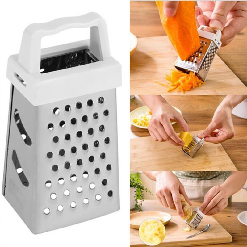 Stainless Steel Mini 4 Sides Grater Multifunction Handheld Grater ...