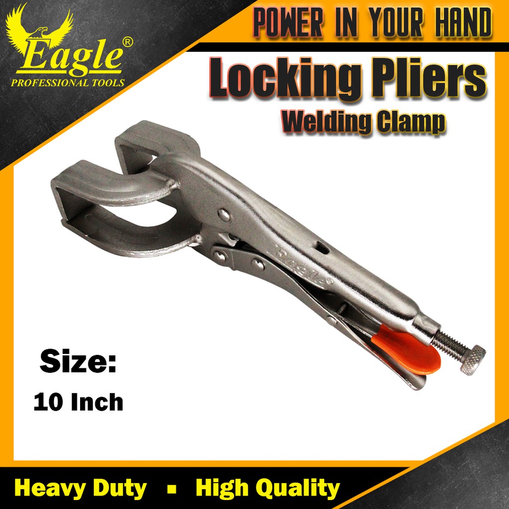 Eagle Locking Welding Clamp w/ U Shape Jaws 10 inches | Shopee Malaysia