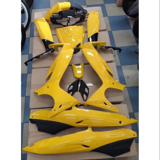 COVER SET FOR MODENAS DINAMIK (YELLOW + BLACK) | Shopee Malaysia