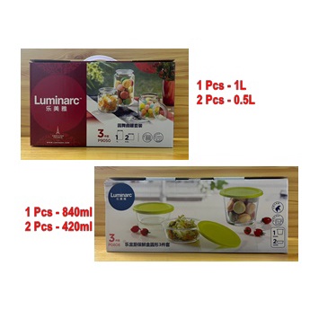 Luminarc Food Container 3 in 1 | Shopee Malaysia