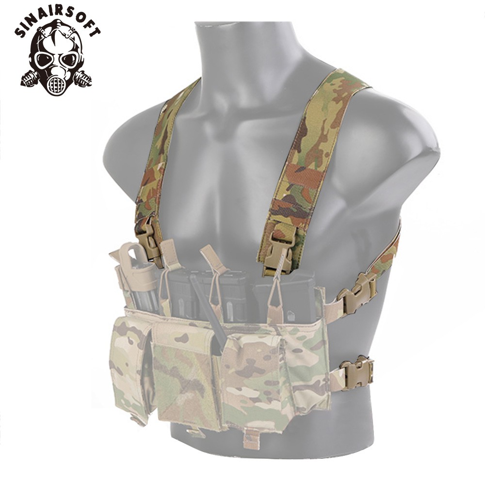 EmersonGear Tactical D3CRM Chest Hanging X-type Sling Kit Outdoor ...
