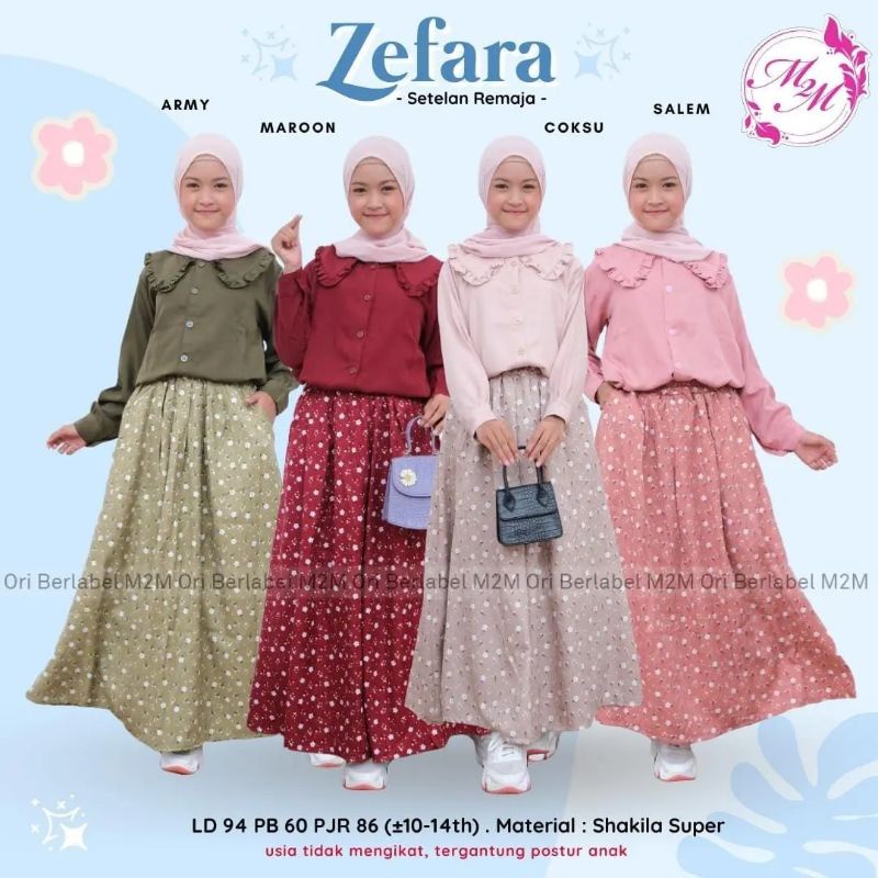 Zefara Original Teenage Skirt Suit by M2M | Shopee Malaysia