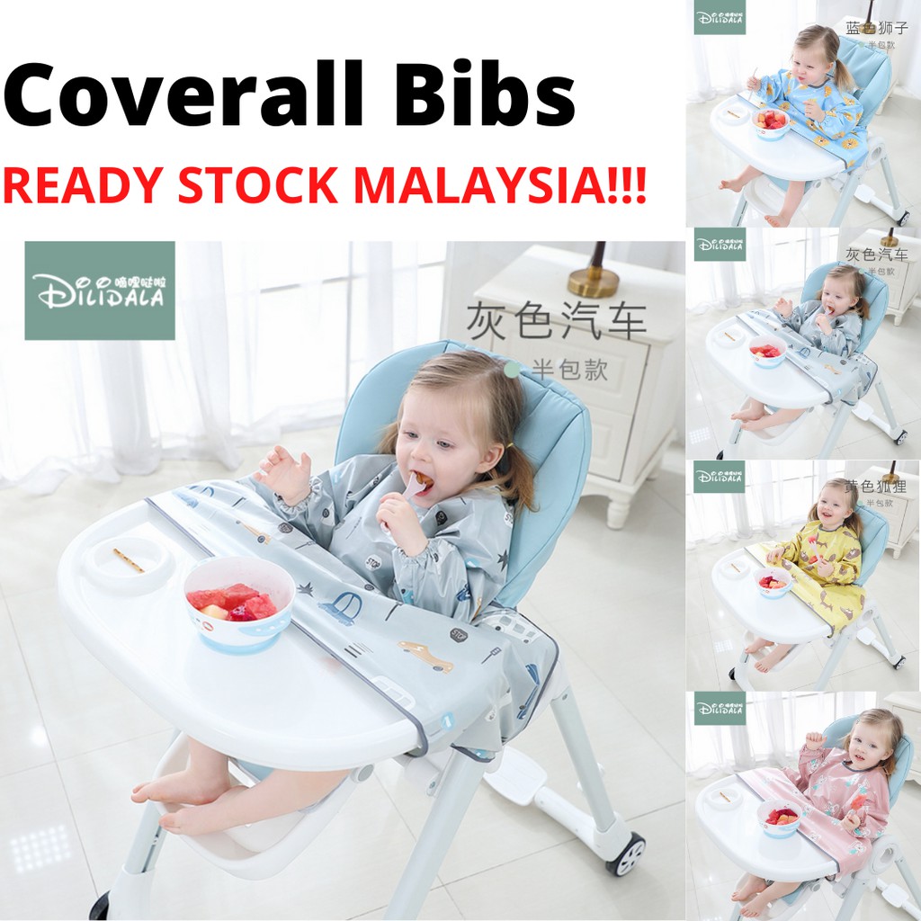 [READY STOCK MALAYSIA] High Chair Coverall Bib / Hygiene Bibs | Shopee ...