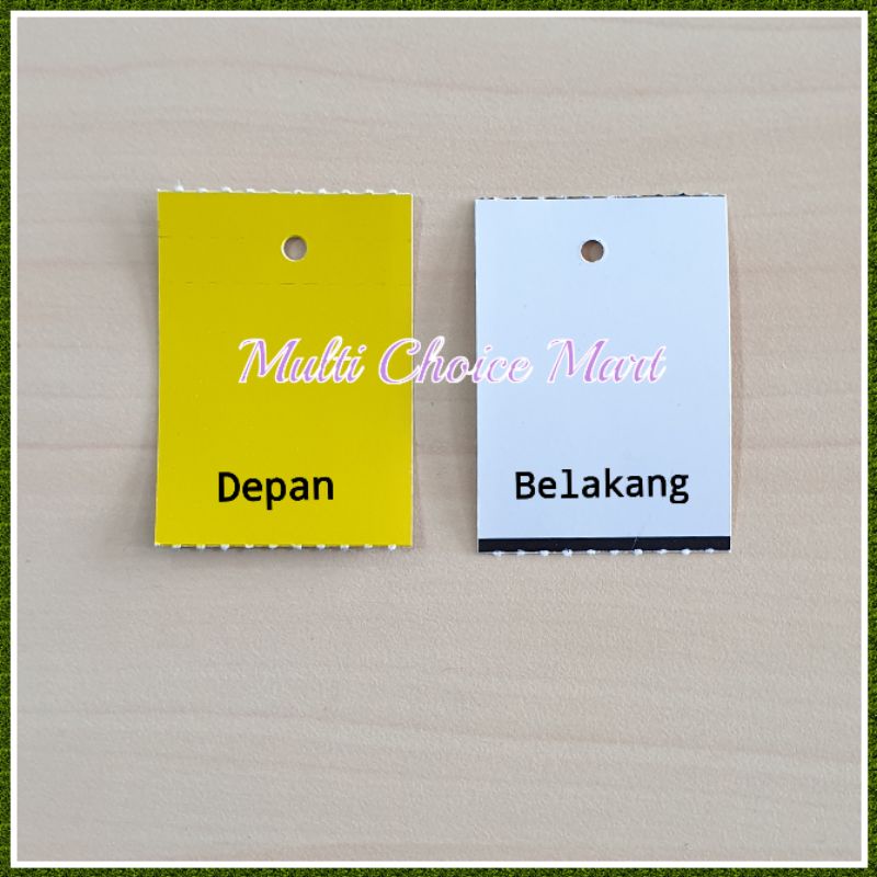 2000pcs Tag Label Pakaian with I - Mark /Kain/Cloth I - Mark Hanging ...